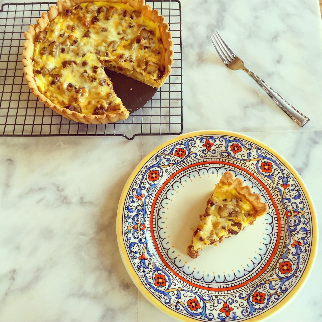 Spanish-Style Chorizo and Potato Quiche – Meals With Mel